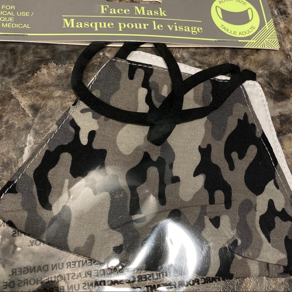 Accessories | Nwt Country Gray Camo Face Mask | Poshmark